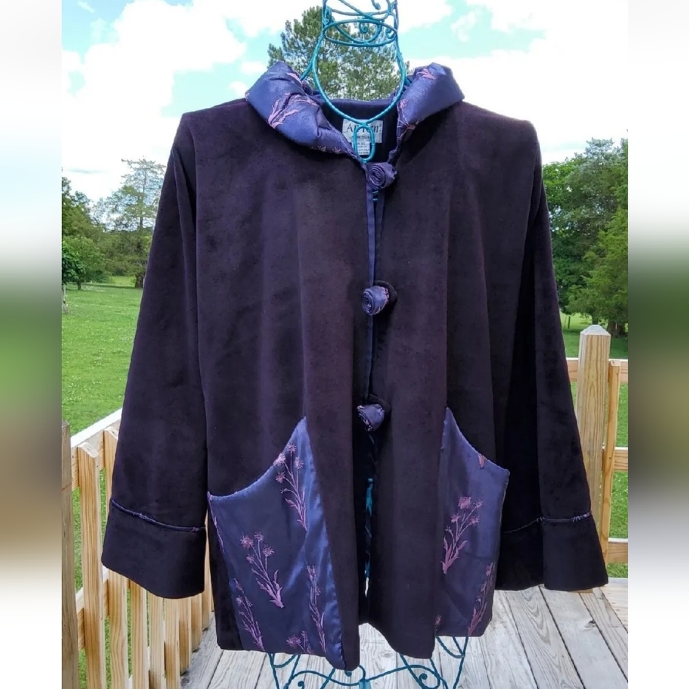 An Ren Ny Purple Opera Ballet Evening Jacket - Gem